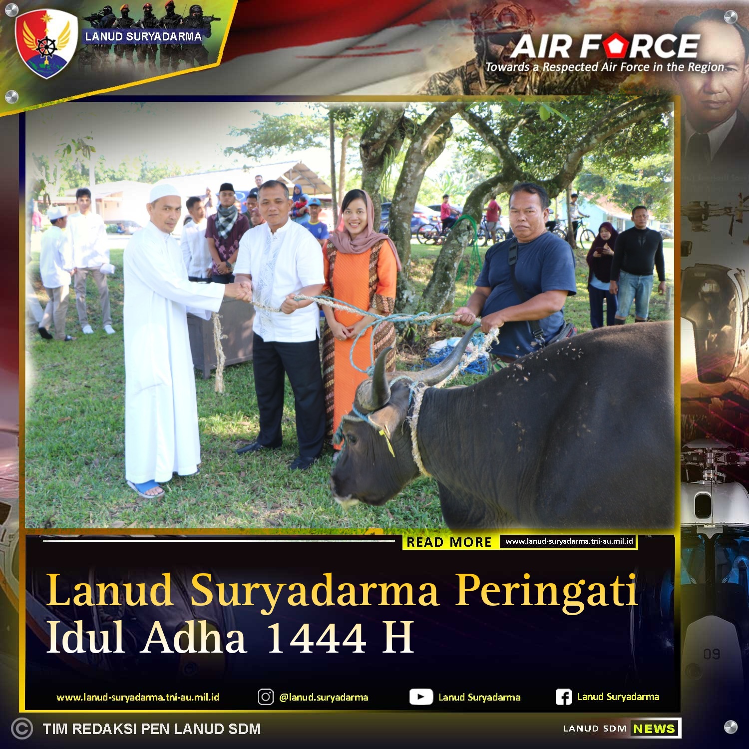 Tumbuhkan Semangat Nasionalisme Prajurit Lanud Suryadarma Laksanakan ...